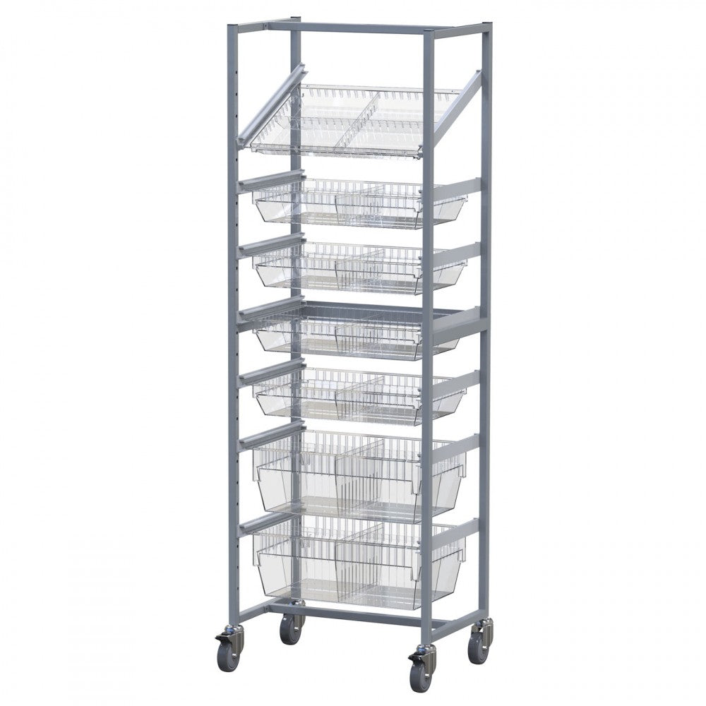 Mobile Storage Trolley 1 Section 60cm Opening – Axis Health
